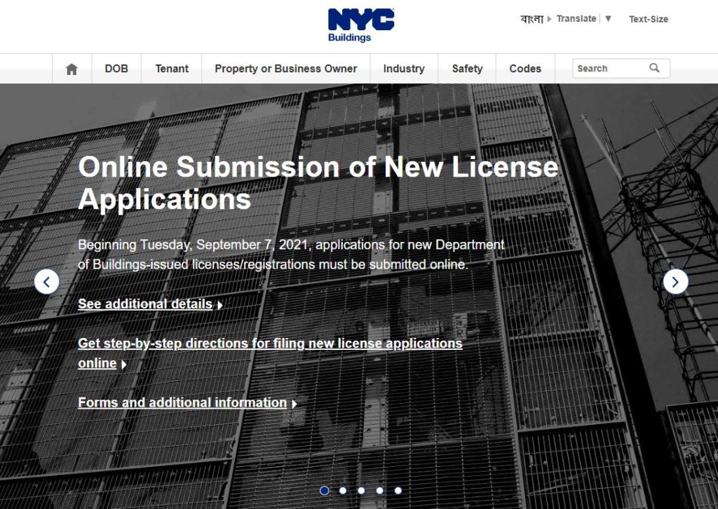 DOB Launches New Website Ahead of Shift to Online License Applications ...